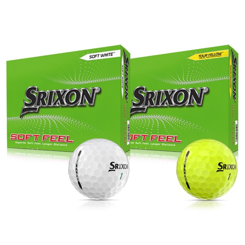 정품볼 던롭 스릭슨 소프트 필 soft feel 2피스 1더즌(12알) - 그린피플